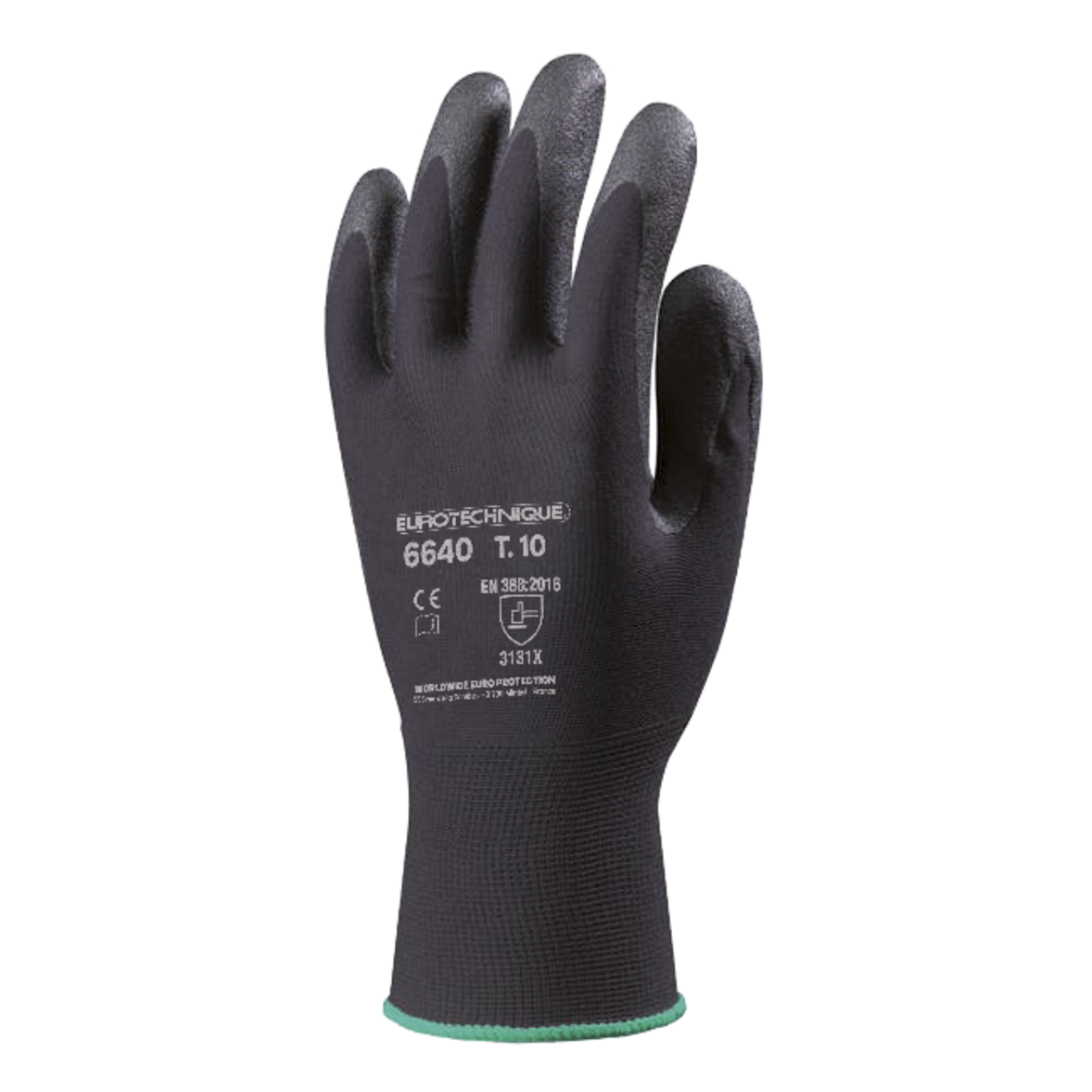 Black Hydropellent NINJA gloves, PVC foam - Coverguard