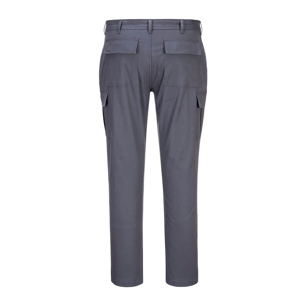 Gray Combat Slim Stretch Work Pants - Portwest