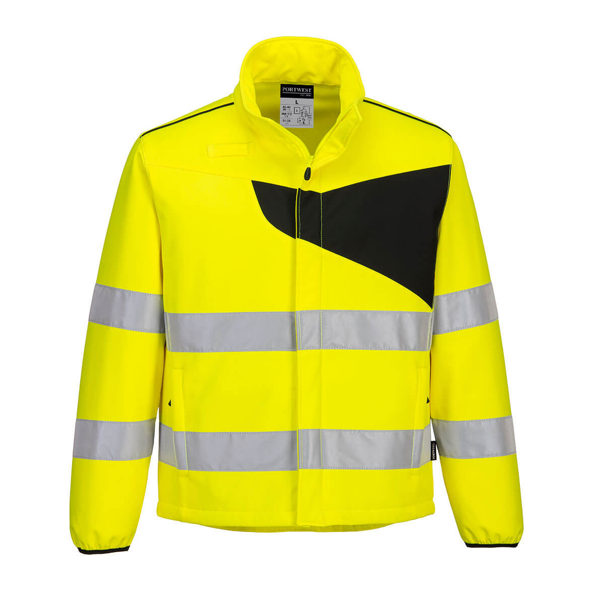High-Visibility Softshell PW2 (2C) Yellow - Portwest