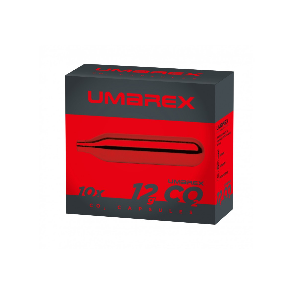 Cápsula de CO2 12g x10 - Umarex - vetsecurite.com