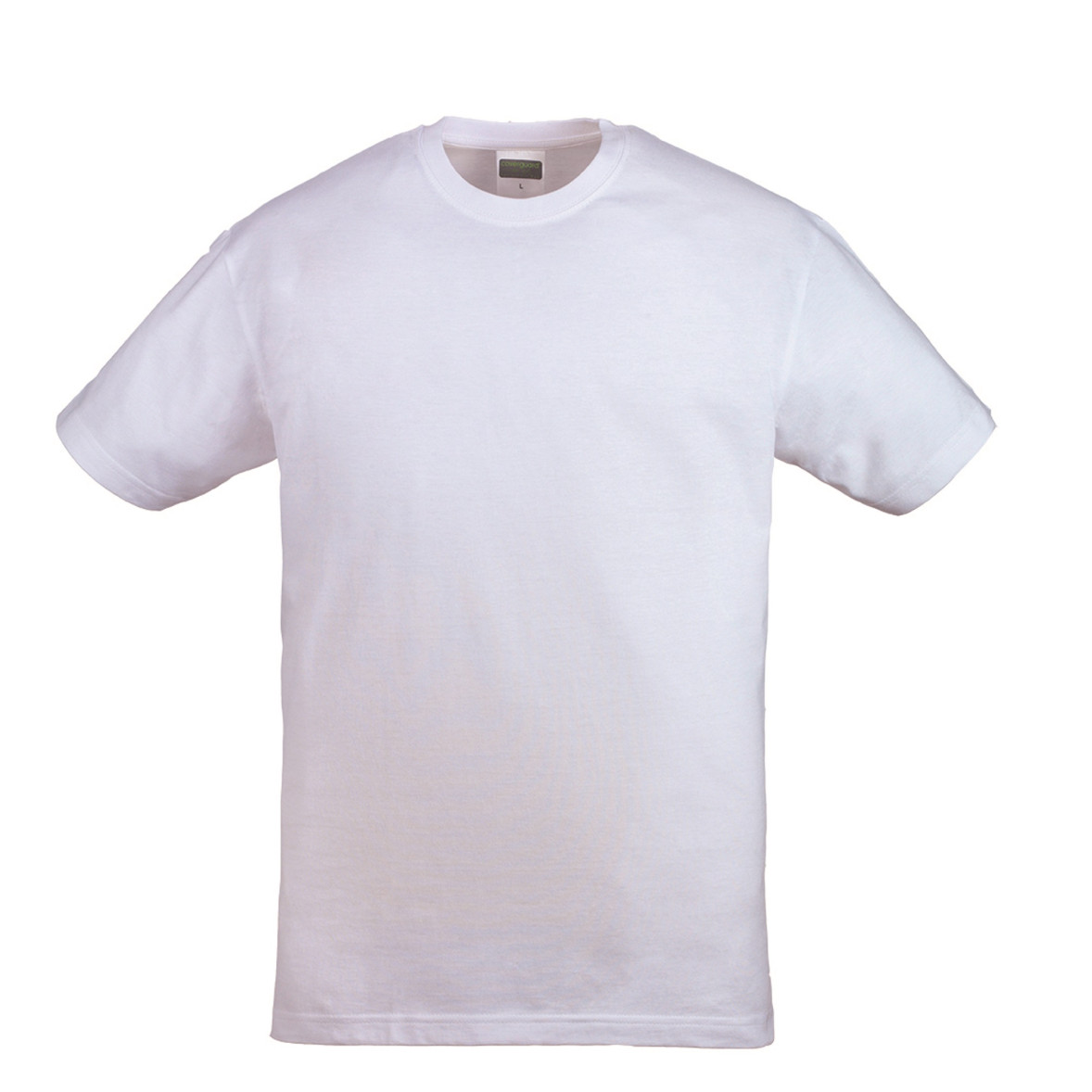 T-shirt HIKE MC branco, 100% algodão, 190g/m² - COVERGUARD