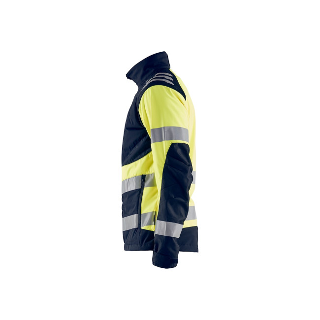 Veste softshell HV Marine et jaune fluo - Blaklader