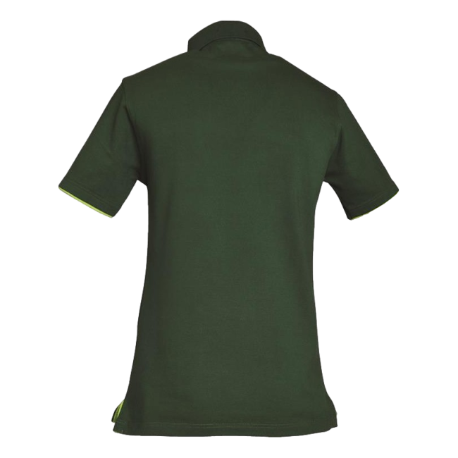 Men's Sasha Polo Shirt 100% cotton Bottle green/pistachio - SNV