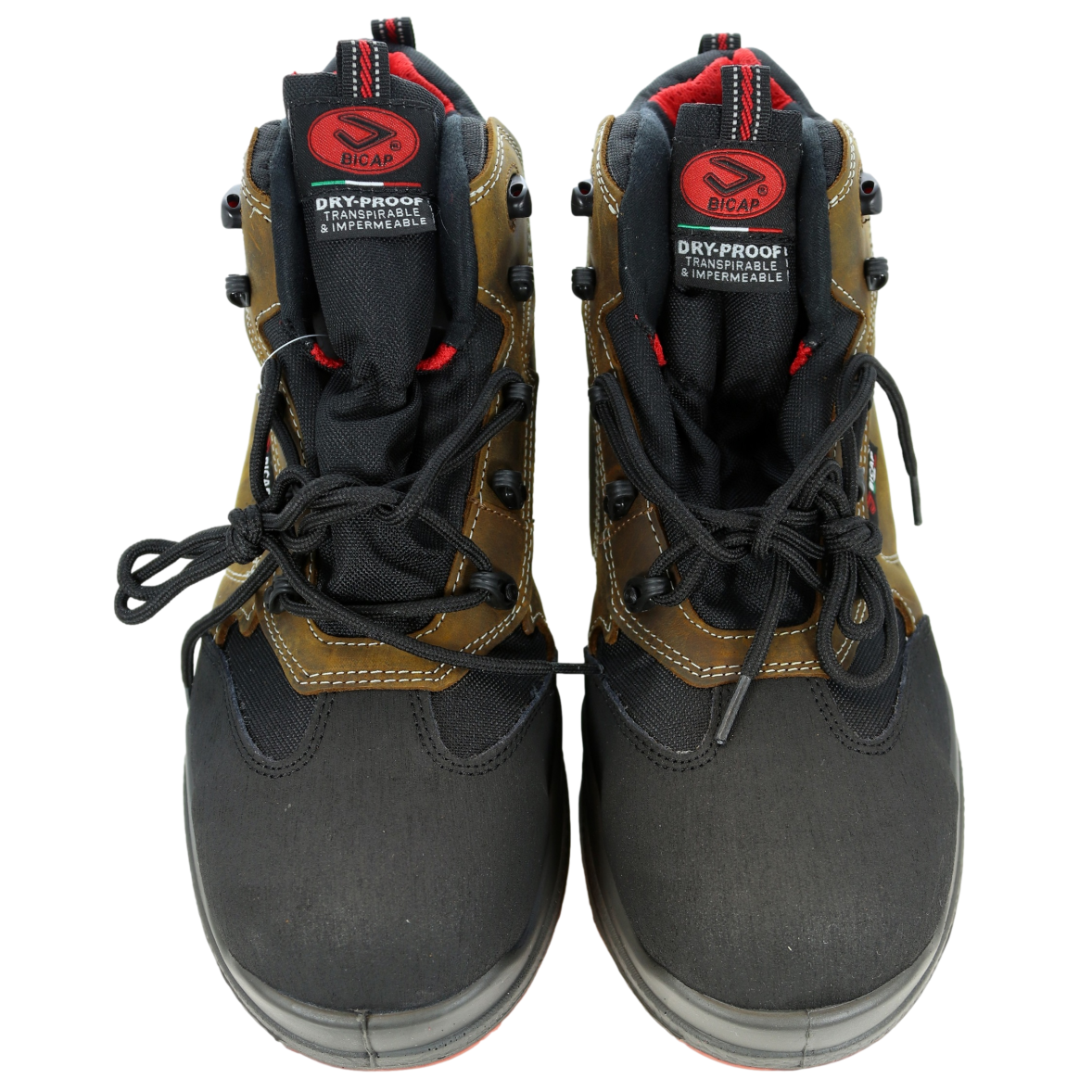 Zapatos de seguridad Flamingo S3 Marrón/Negro - Bicap