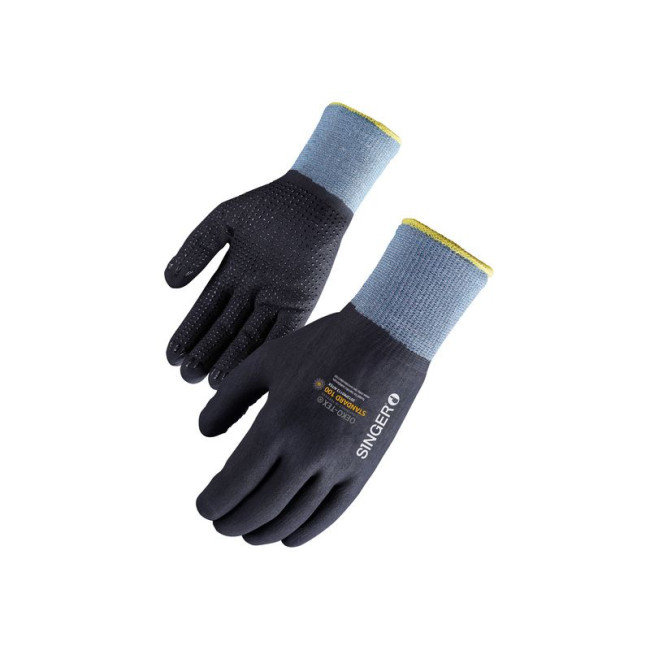 Nitrile-coated dotted protective gloves - Singer Safety