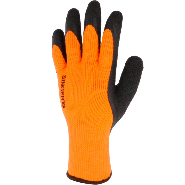 Pack of 10 pairs of acrylic latex crepe gloves - Singer Safety