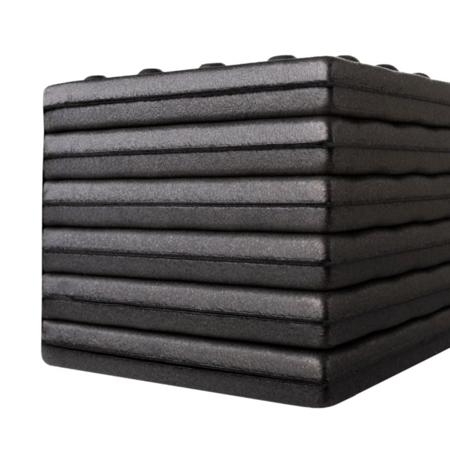 Black Folding Foam Sleeping Mat - Trekmates