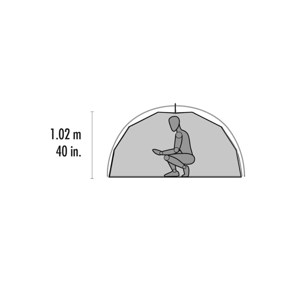 Freestanding Elixir 2-person tent V2 Green - MSR