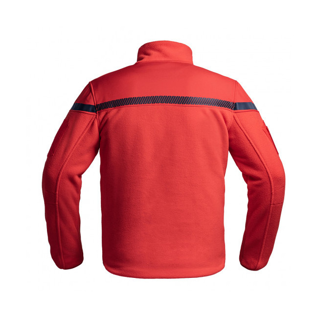 Red Secu-one fire safety fleece jacket A10