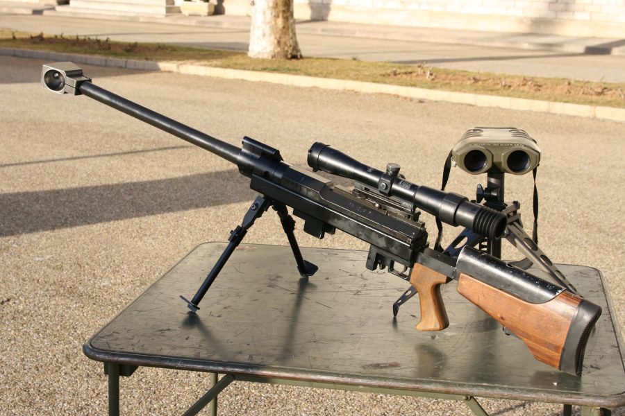 The different weapons used in the French army
